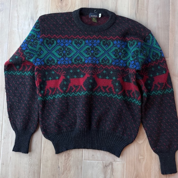 Mark Shale | Sweaters | Vintage Mark Shale Pure Wool Fair Isle Sweater ...